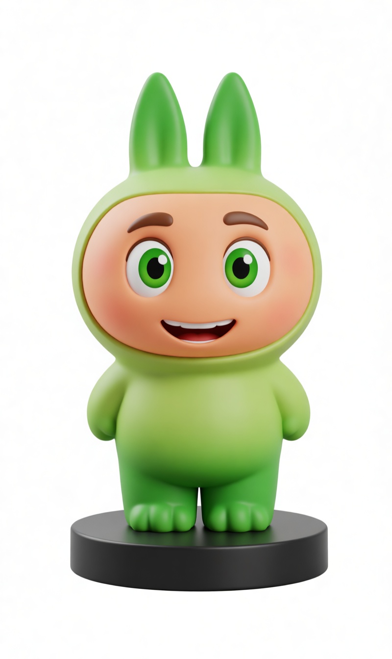 Bunny Monster Figurine STL – Free 3D Print Model | Remeshy